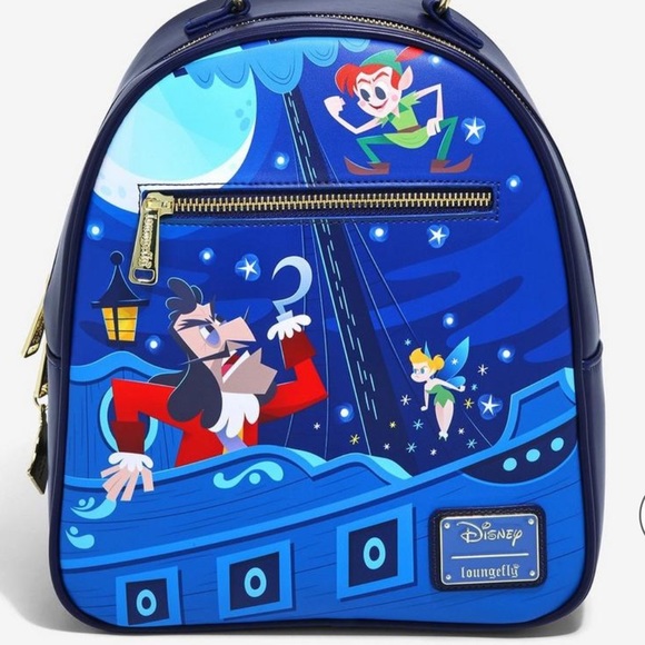 Loungefly | Bags | Nwt Loungefly Disney Peter Pan Jolly Roger Mini ...